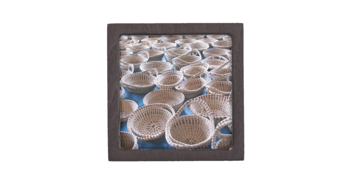 Charleston SC Sweetgrass Baskets Gift Box | Zazzle