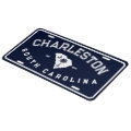Charleston South Carolina Navy SC Flag Palm Trees License Plate | Zazzle