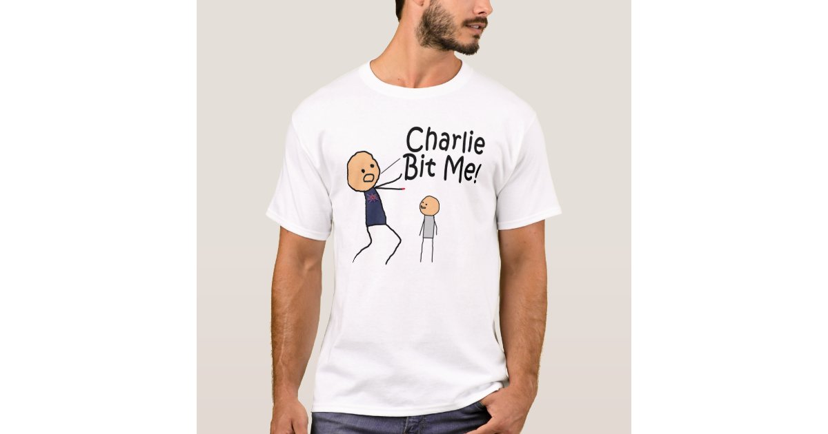 Charlie Bit Me T-Shirt | Zazzle