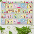 Charlie Brown, Snoopy & Sally | Ice Cream Kitchen Towel | Zazzle