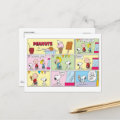 Charlie Brown, Snoopy & Sally | Ice Cream Postcard | Zazzle