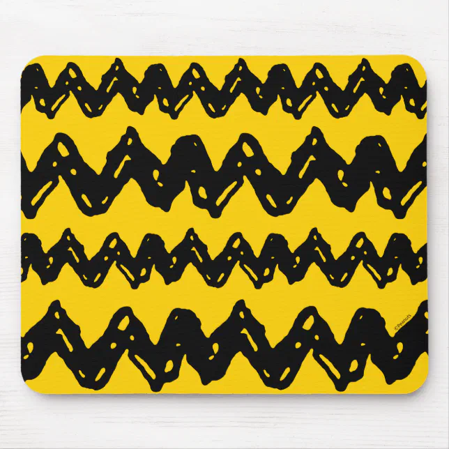 Charlie Brown Zig Zag Pattern Mouse Pad | Zazzle