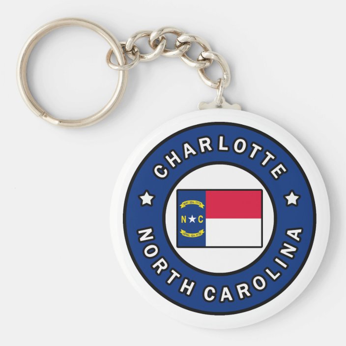 Charlotte North Carolina Keychain | Zazzle.com