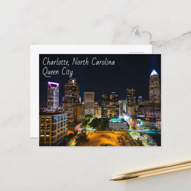 Charlotte, North Carolina- Queen City Postcard | Zazzle