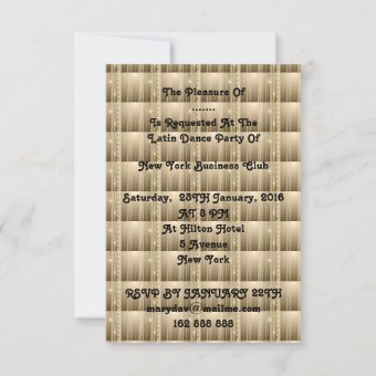 Charm Tango Latin Dance Invitation | Zazzle