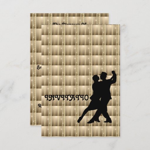 Charm Tango Latin Dance Invitation | Zazzle
