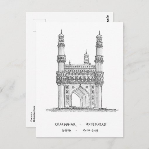 Charminar, Hyderabad, India Postcard | Zazzle