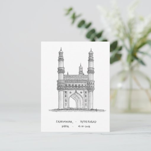 Charminar, Hyderabad, India Postcard | Zazzle