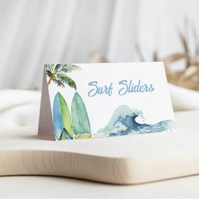 Charming Anchor Food Label Place Card | Zazzle