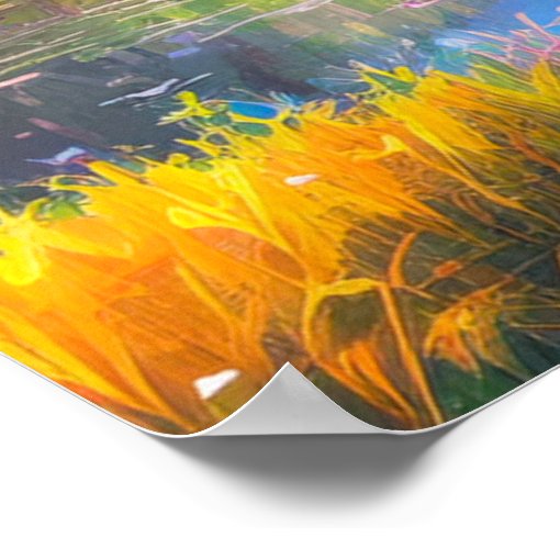 Charming and Colorful Delight of the Swamp Poster | Zazzle