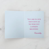 Charming Get Well Soon Azaleas Card | Zazzle