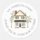 Charming House | New Home Address Label Sticker | Zazzle