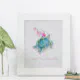 Charming Inspirational Watercolor Sea Turtle Poster | Zazzle