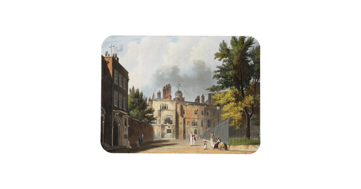 Charter House from the Square, from 'History of Ch Magnet | Zazzle