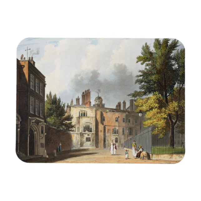 Charter House from the Square, from 'History of Ch Magnet | Zazzle