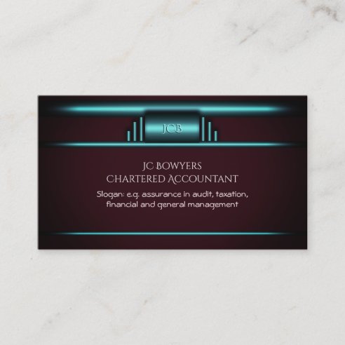 Chartered Accountant Business Cards - Business Card Printing | Zazzle