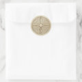 Chartres Labyrinth - Spiritual Symbol Antique 1 Classic Round Sticker ...
