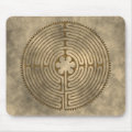 Chartres Labyrinth - Spiritual Symbol Antique 1 Mouse Pad | Zazzle
