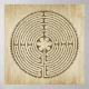 Chartres Labyrinth - Spiritual Symbol Antique 1 Poster | Zazzle