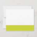 Chartreuse Banner :: Reception Invitation | Zazzle