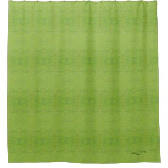 Chartreuse Green Grass Pattern Shower Curtain | Zazzle