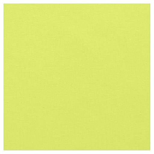 Chartreuse Solid Color Fabric | Zazzle