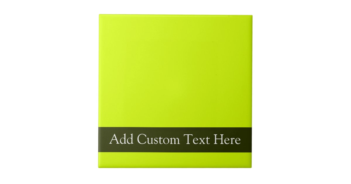 Chartreuse Tile | Zazzle