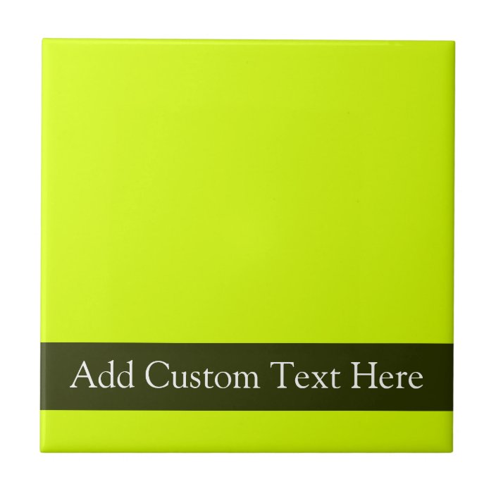Chartreuse Tile | Zazzle.com