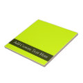 Chartreuse Tile | Zazzle