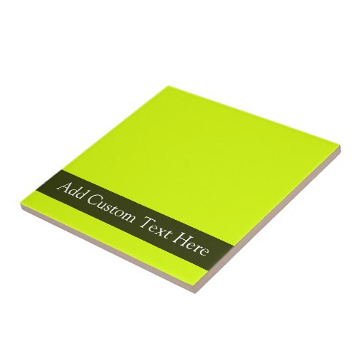 Chartreuse Tile | Zazzle