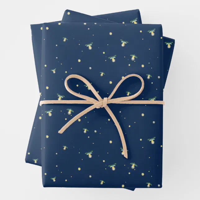 Chasing Fireflies Summer Nights Campfire Wrapping Paper Sheets | Zazzle