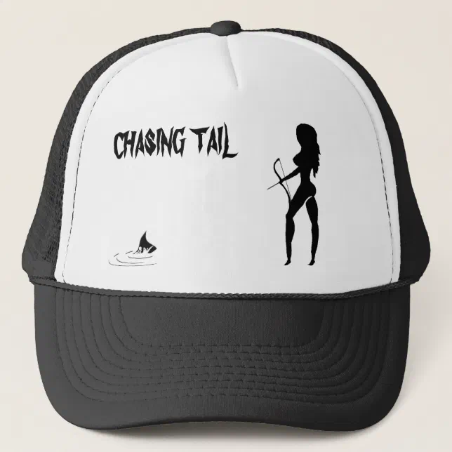 Chasing Tail - truckers hat | Zazzle