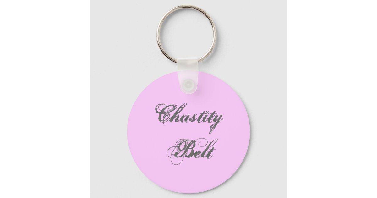 Chastity Belt Keychain | Zazzle