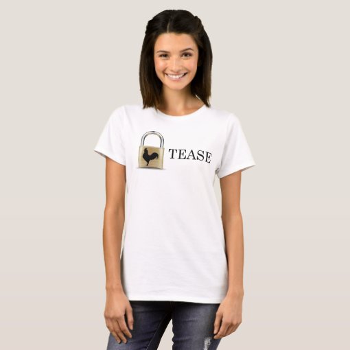 Chastity Lock Tease T-Shirt | Zazzle