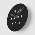 Chat GPT High-Tech AI Wall Clock - black | Zazzle