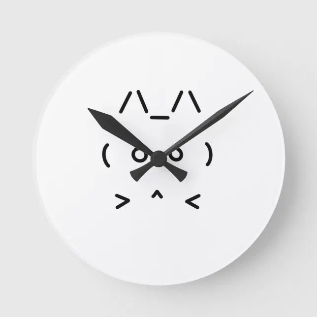 Chat GPT High-Tech AI Wall Clock - white | Zazzle