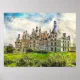 Chateau de Chambord, France. Poster | Zazzle
