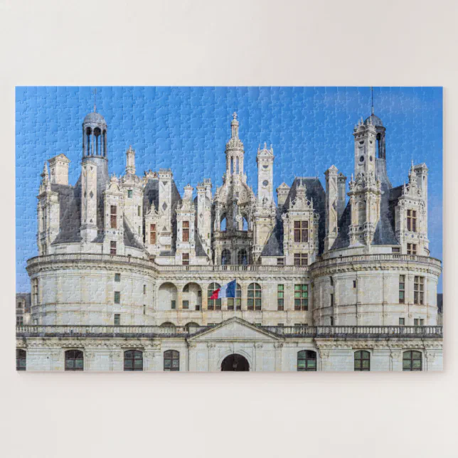 Chateau de Chambord in the Loire Valley - France Jigsaw Puzzle | Zazzle