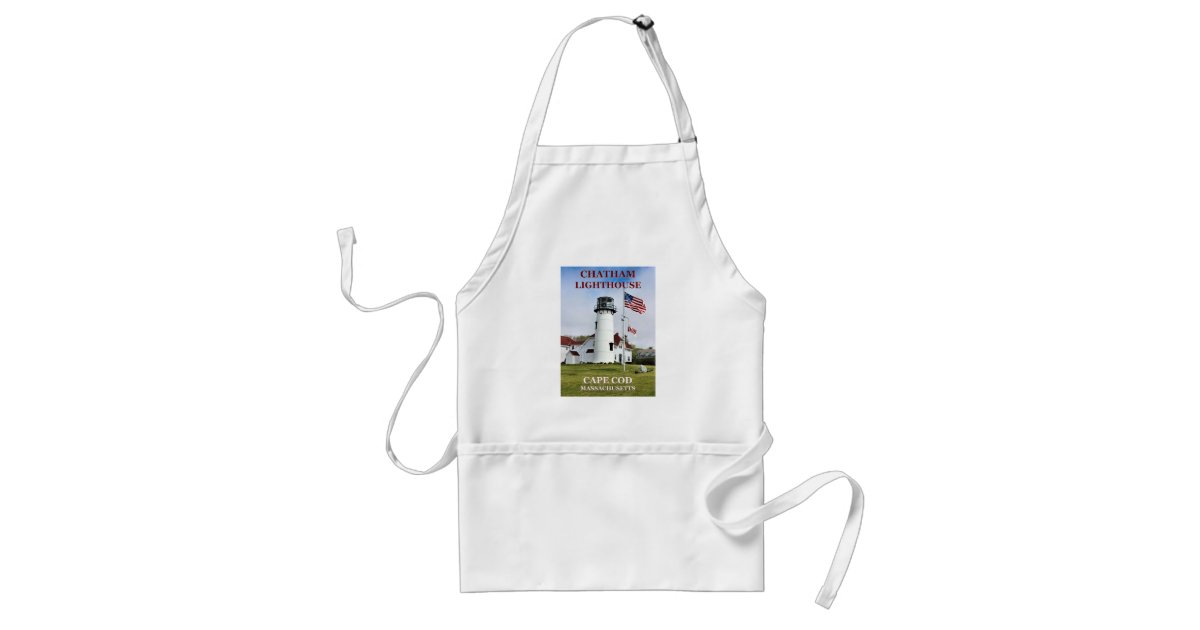 Chatham Lighthouse, Cape Cod Massachusetts Apron | Zazzle