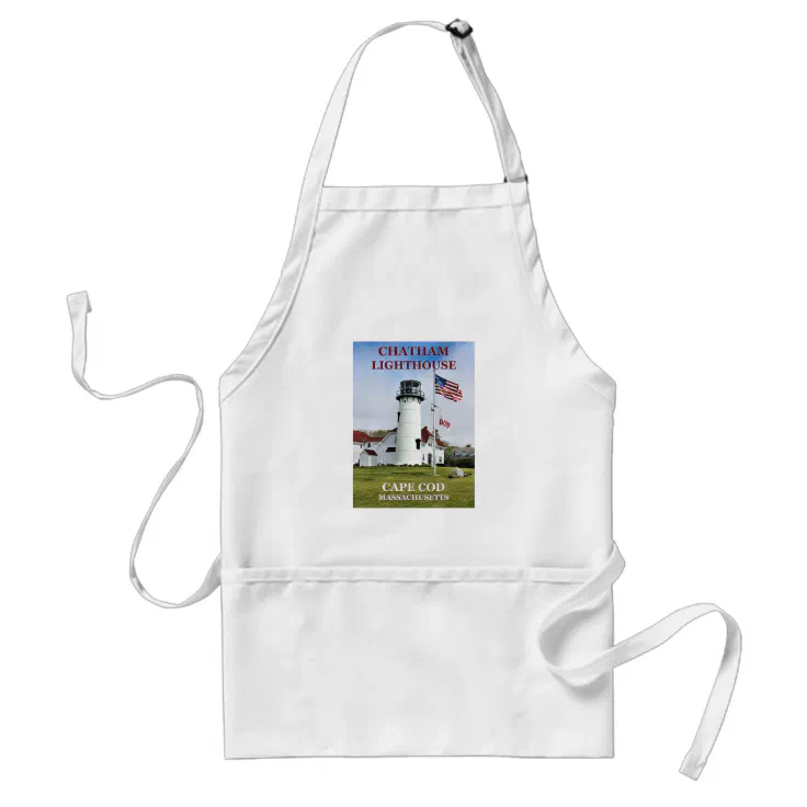 Chatham Lighthouse, Cape Cod Massachusetts Apron | Zazzle