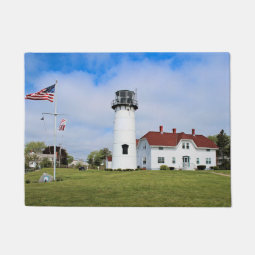 Chatham Lighthouse Cape Cod Massachusetts Door Mat | Zazzle