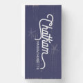 Chatham Massachusetts Nautical Wooden Box Sign | Zazzle