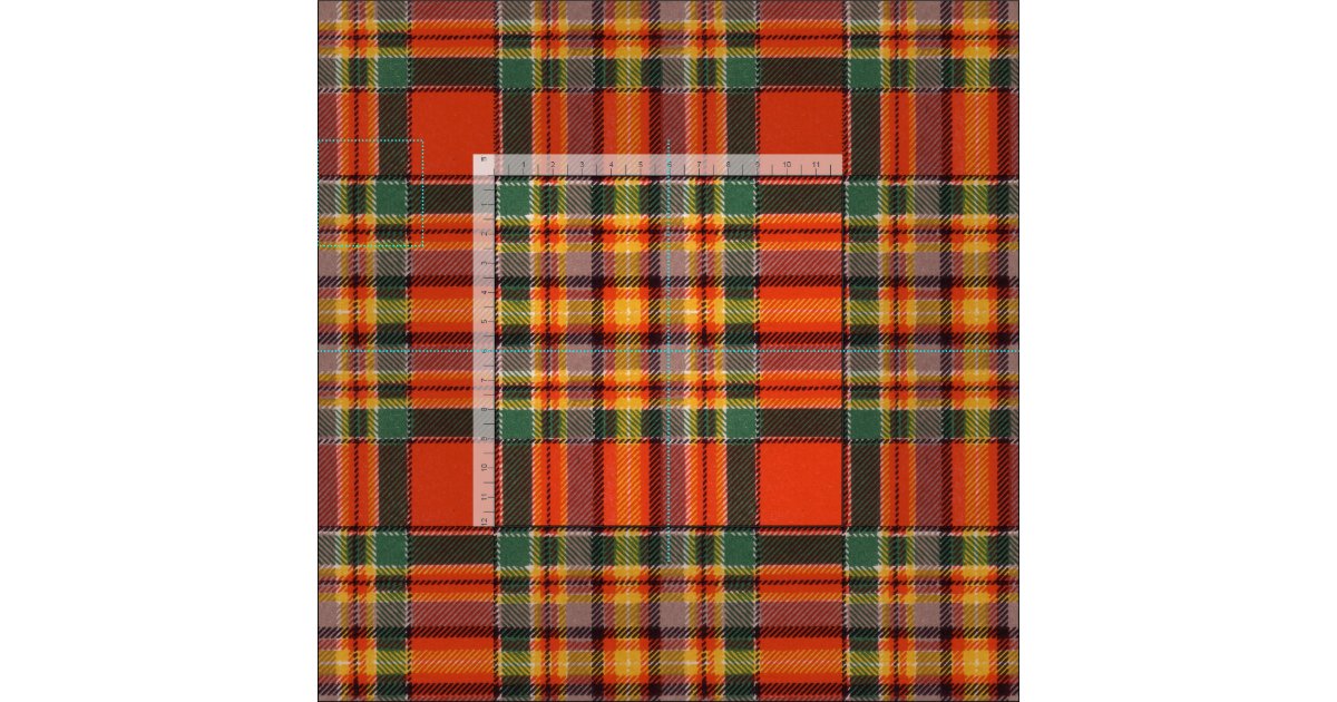 Chattan clan Plaid Scottish tartan Fabric | Zazzle