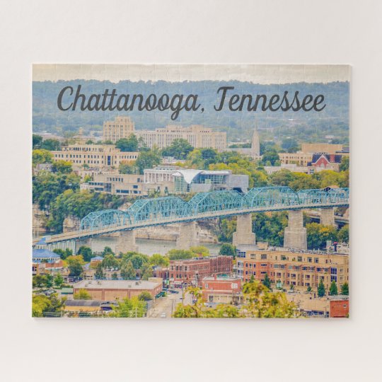Chattanooga, Tennessee Skyline Photo Jigsaw Puzzle | Zazzle.com
