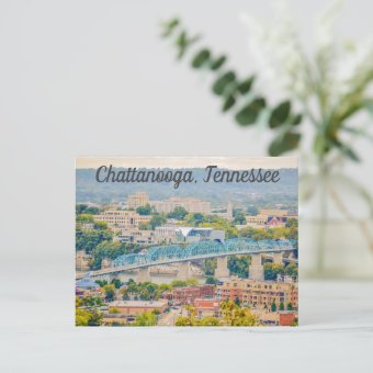 Chattanooga Tennessee Skyline Postcard | Zazzle