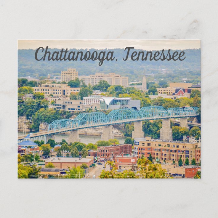 Chattanooga Tennessee Skyline Postcard | Zazzle