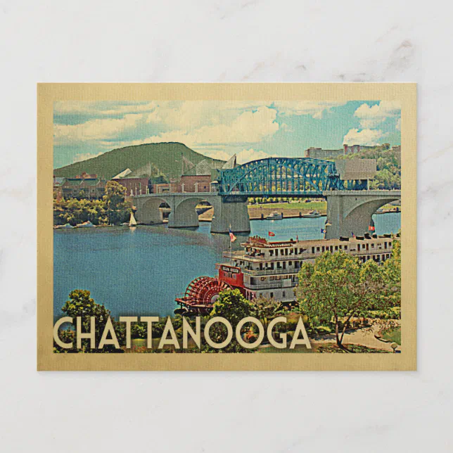 Chattanooga Tennessee Vintage Travel Postcard | Zazzle