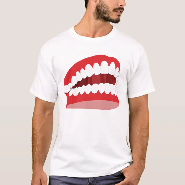 Chattering Teeth T-Shirt | Zazzle