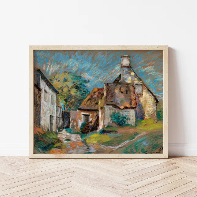 Chaumières | Armand Guillaumin Poster | Zazzle
