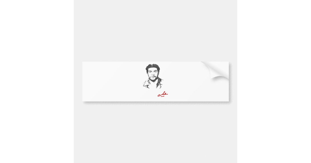 Che Guevara Bumper Sticker | Zazzle